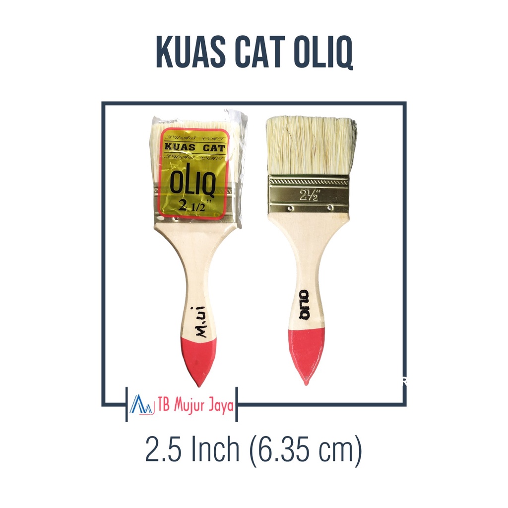 Jual Kuas Cat 2 1/2 inch Oliq | Shopee Indonesia