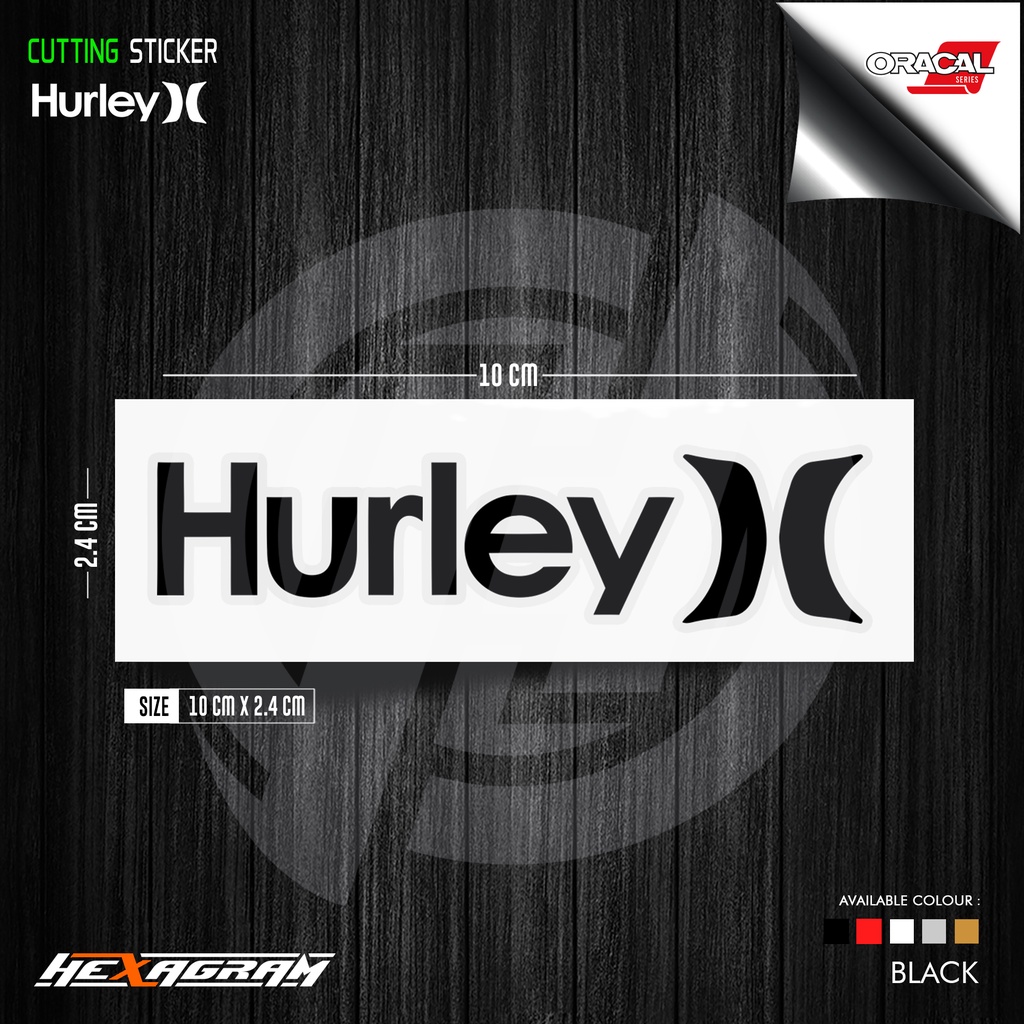Jual Cutting Sticker Hurley | Stiker Cutting Hurley | Shopee Indonesia