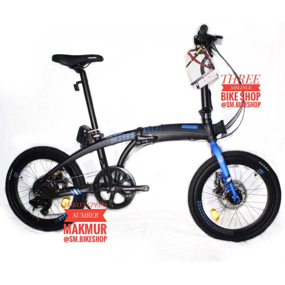 Jual SEPEDA LIPAT MAXIMO PIEGARE 20 INCH CYCLO BX8 3.0 ALLOY WARNA BLUE ...