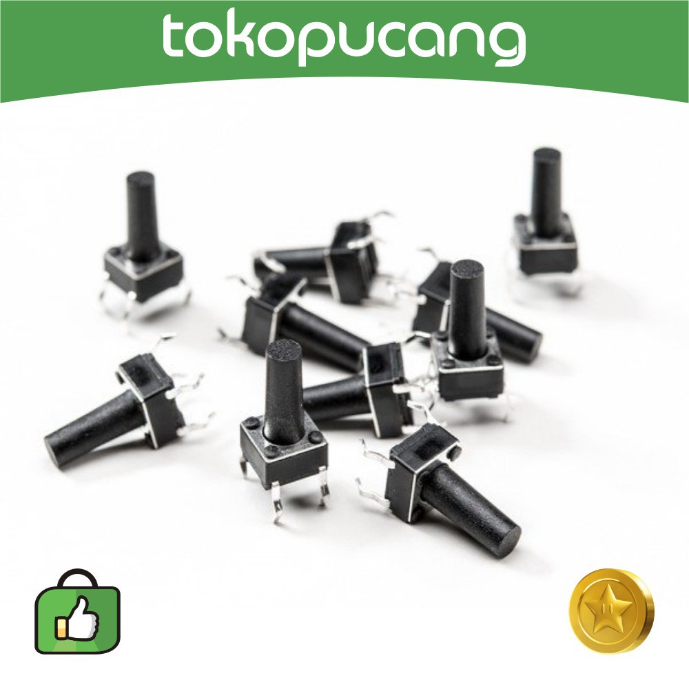 Jual Tactile Mini Push Button Switch Micro Switch Momentary 6*6*10 mm | Shopee Indonesia