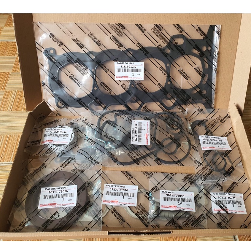 Jual PAKING SET VIOS PLAT ORIGINAL JAPAN PAKING FULL SET VIOS 1NZ PLAT ...