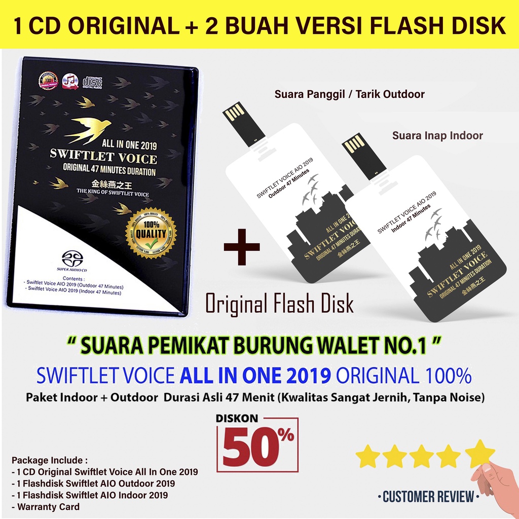 Jual SUARA WALET TARIK + INAP SWIFTLET PRO ALL IN ONE 2019 ORIGINAL 100 ...
