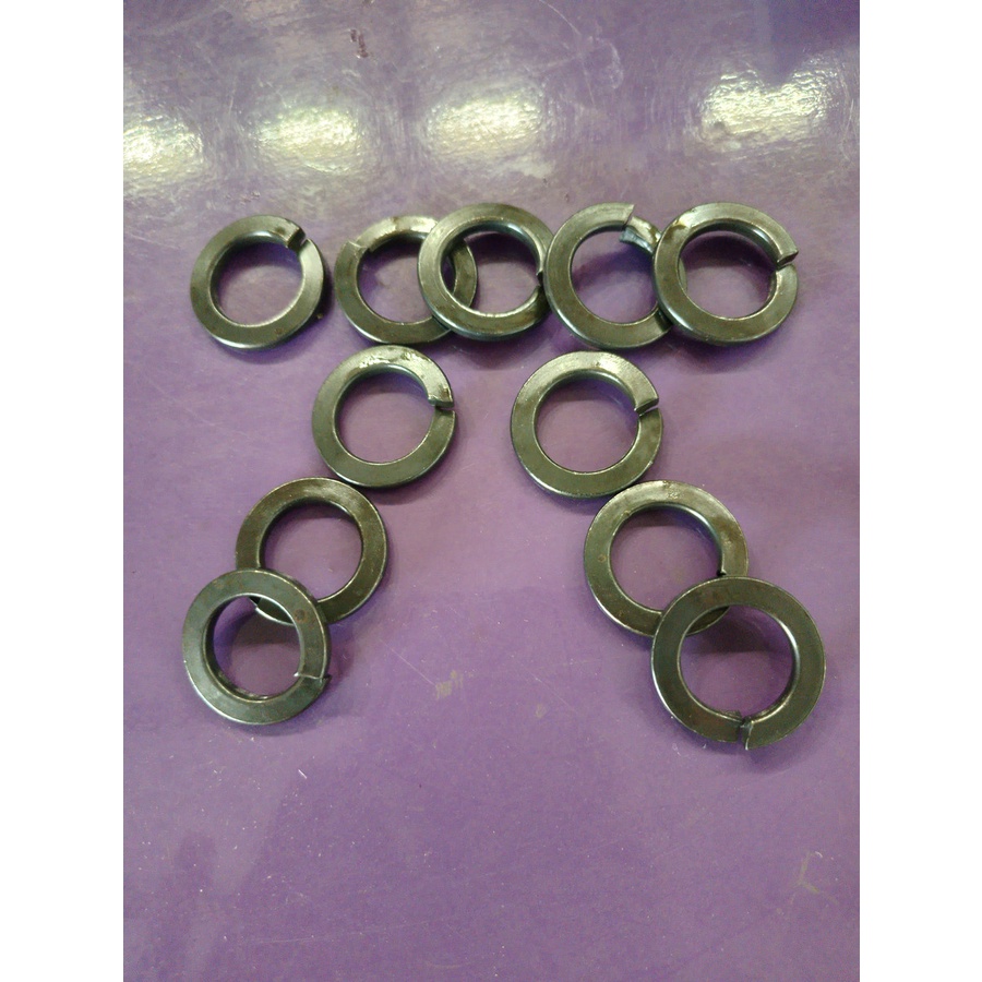 Jual ring per 3/4 /spring washer hitam /(per 10pcs) | Shopee Indonesia