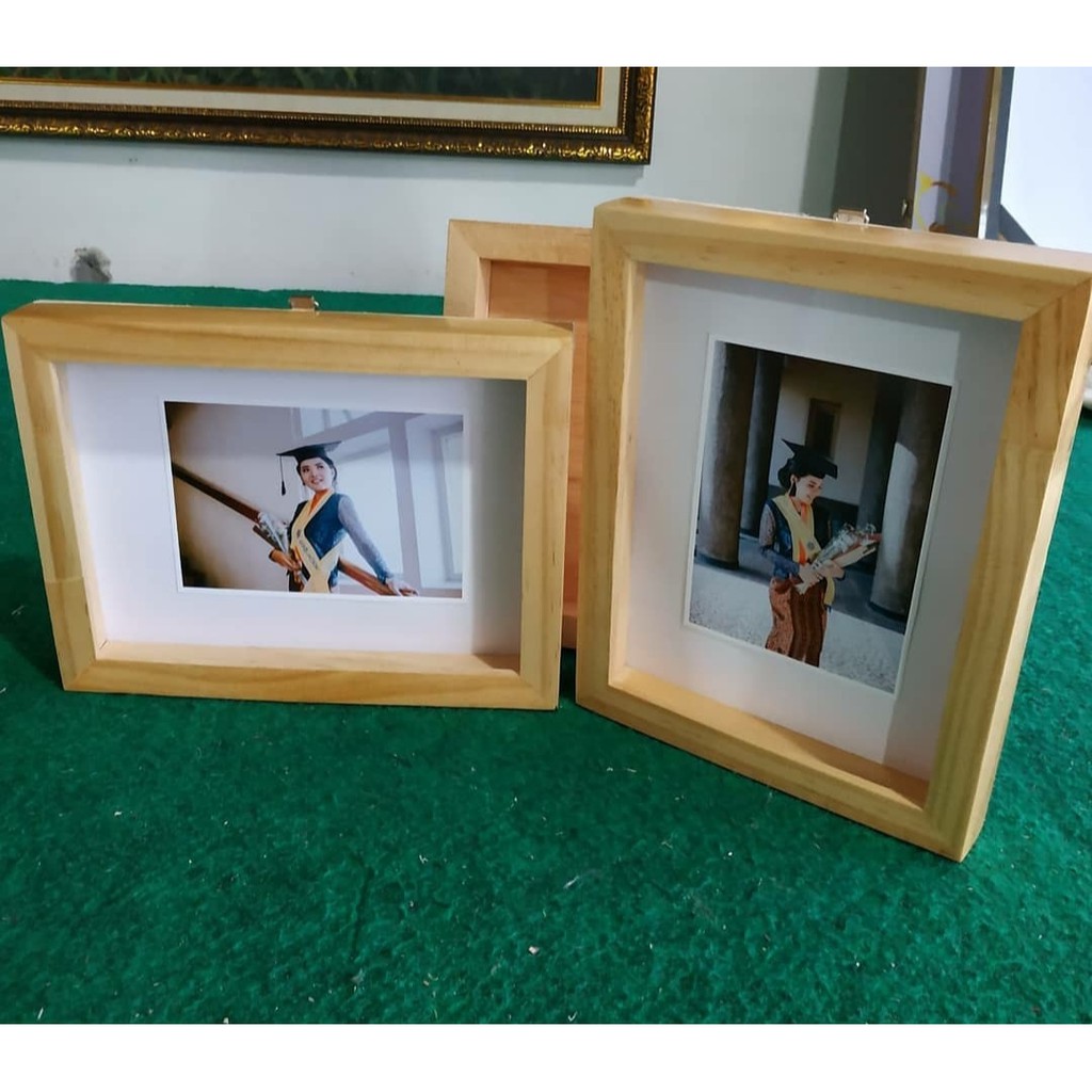 Jual PIGURA KAYU 3D/ POPUP 25*25 + KACA ACRYLIC, TAHAN BANTING ...
