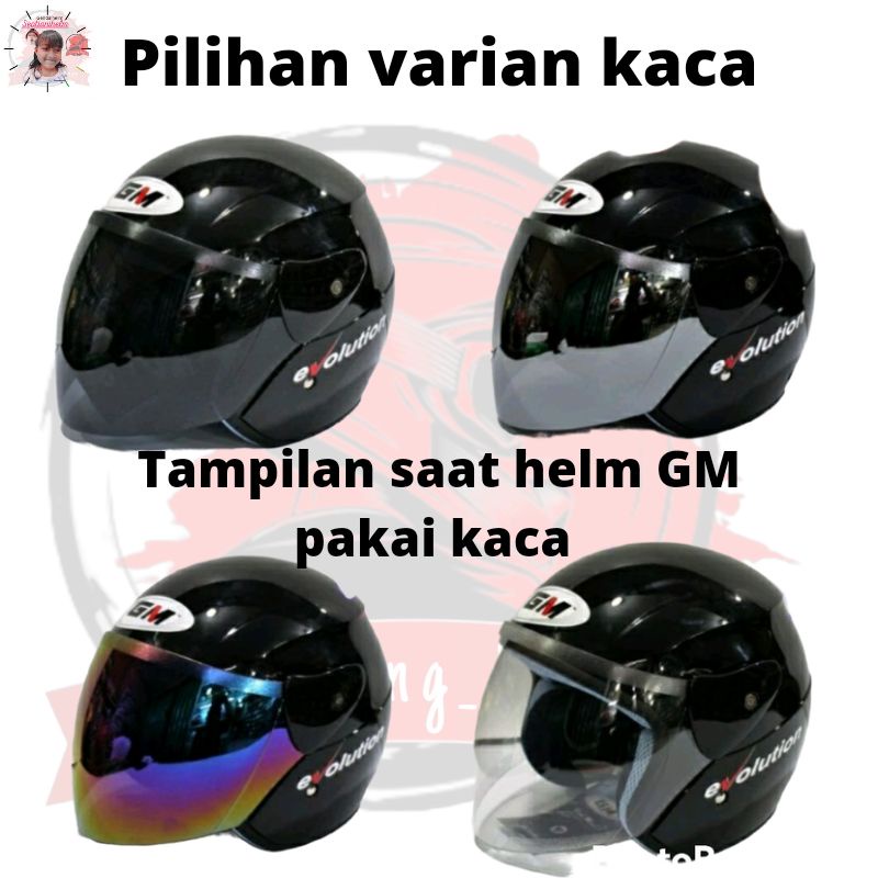 Jual kaca helm GM icon GM FIGTHER GM Evolusion GIX Evo Gans evo daiso ...