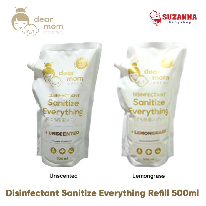 Jual Dear Mom Disinfectant Sanitize Everything Refill 500ml | Shopee Indonesia