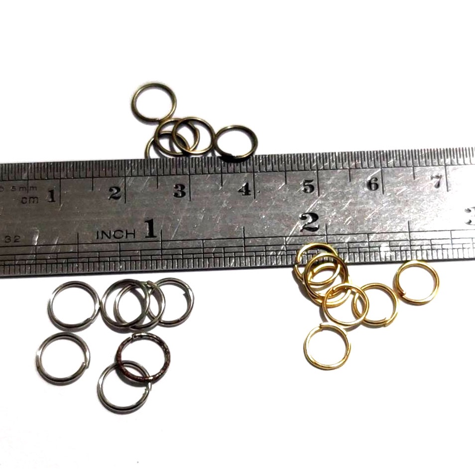Jual Ring Bulat 7 mm - 50 pcs | Shopee Indonesia