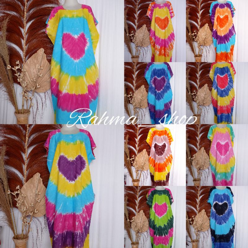 Jual DASTER LOVE PELANGI/dress jumbo pelangi khas bali/Daster love bali ...