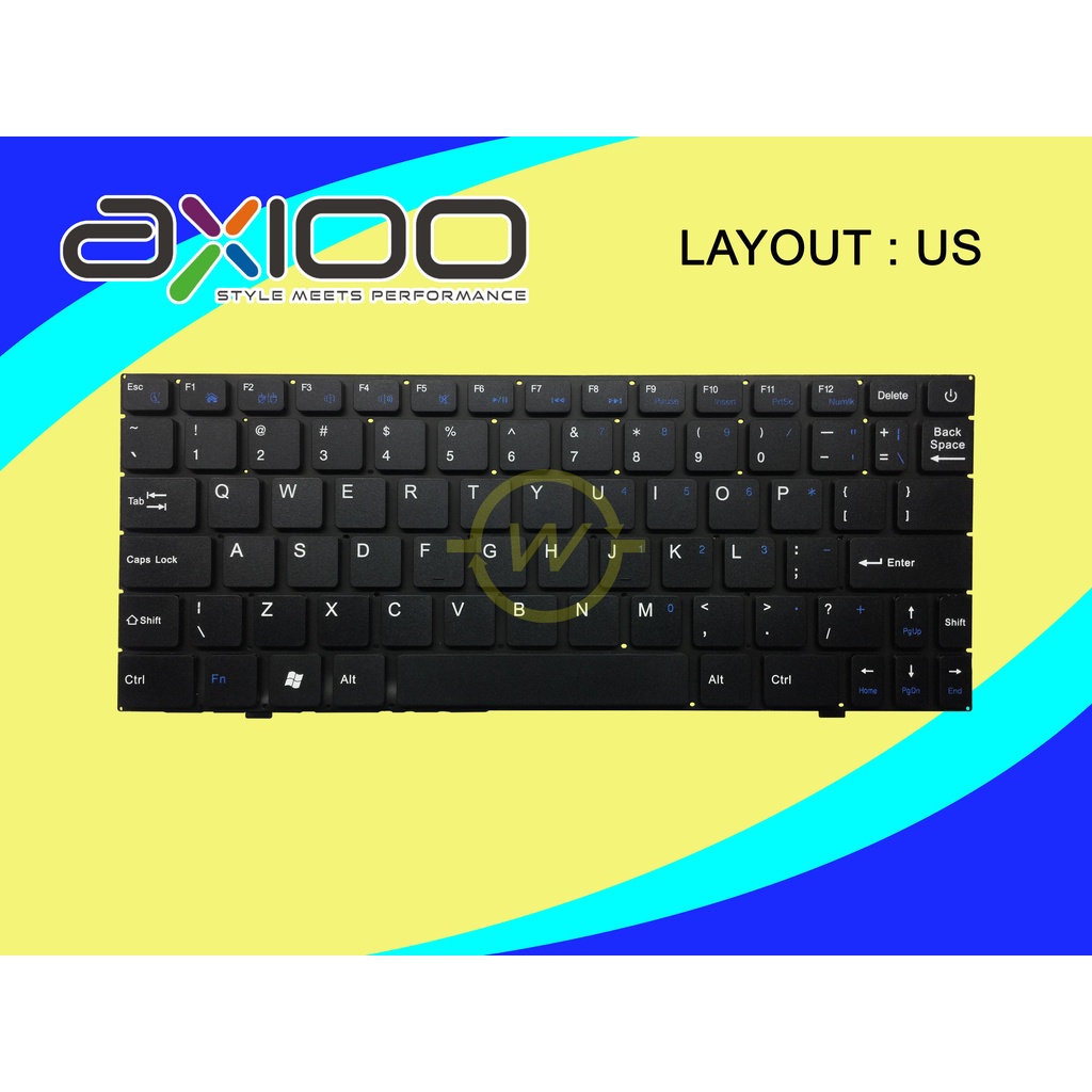 Jual Keyboard AXIOO MYBOOK 11+ Series Hitam | Shopee Indonesia