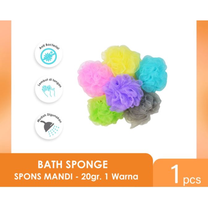 Jual SALSA Sponge Mandi 20gr 100%Ori Spons untuk Mandi 20g Spon Bulat ...