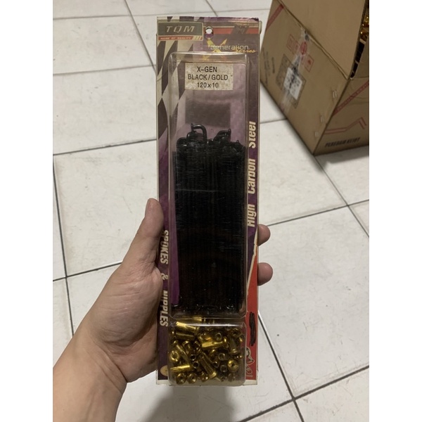 Jual JARI JARI/RUJI MOTOR HITAM UKURAN 120 | Shopee Indonesia