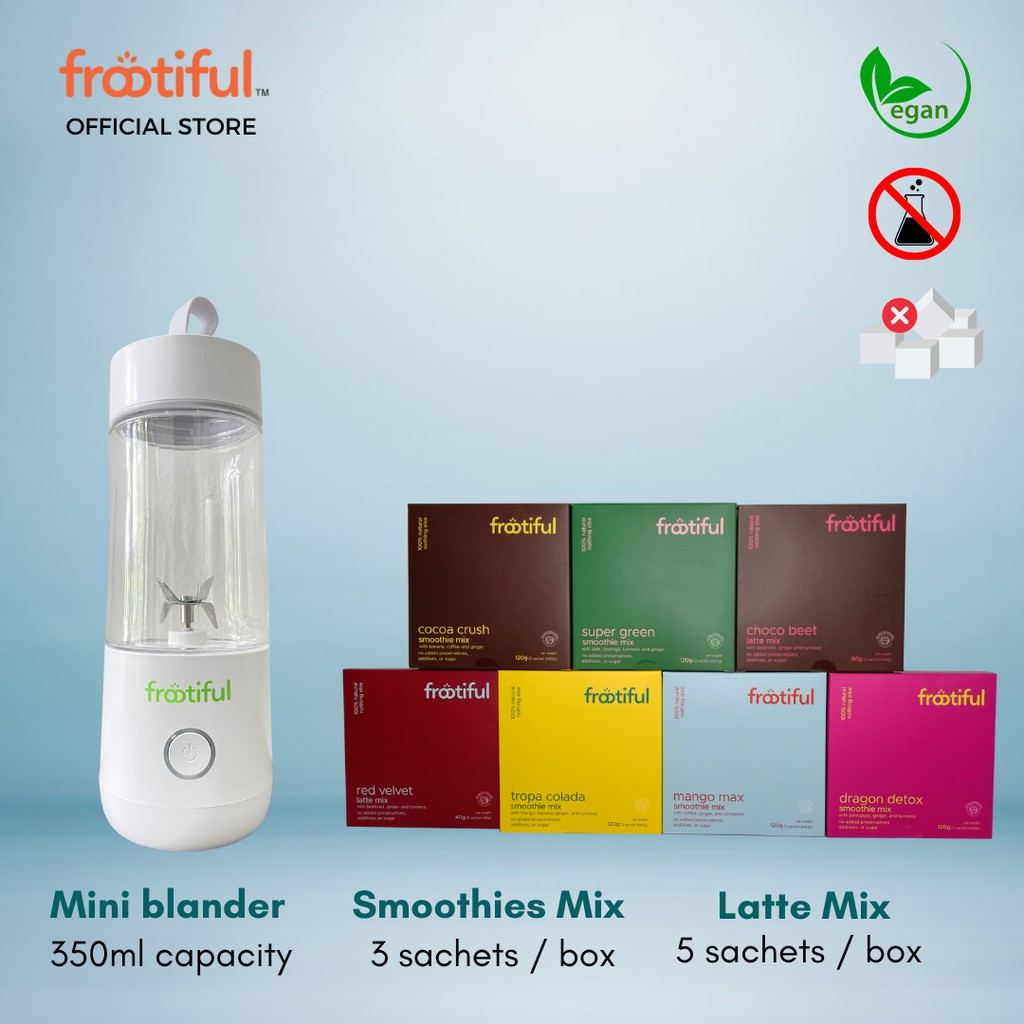 Jual Paket Bundling Mini Blander & Smoothie Mix | Shopee Indonesia