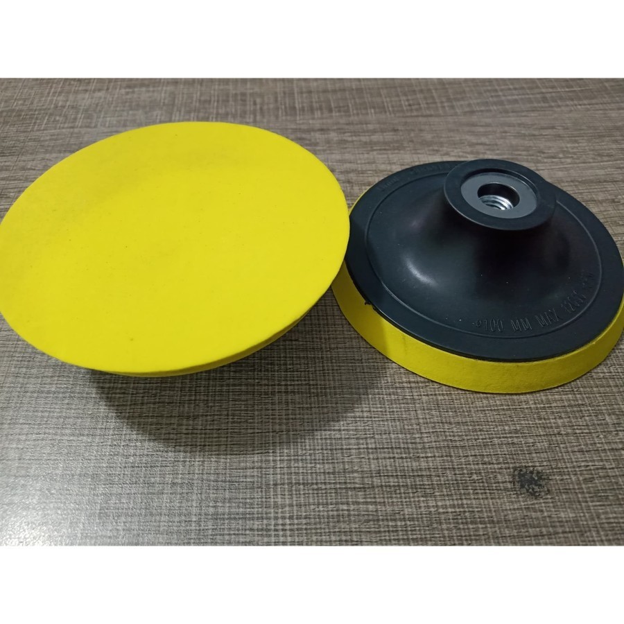 Jual Rubber pad polos 4 inch poles untuk disc grinda 4 inch | Shopee ...