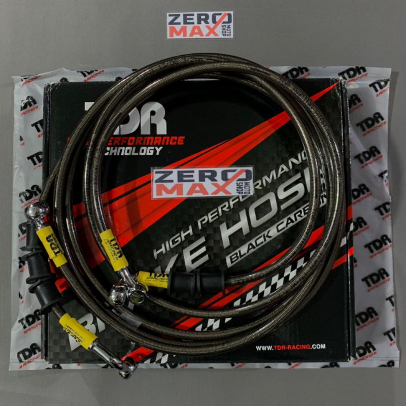 Jual Selang Rem Depan Belakang TDR Racing Yamaha NMAX Old NON ABS Black Carbon | Shopee Indonesia