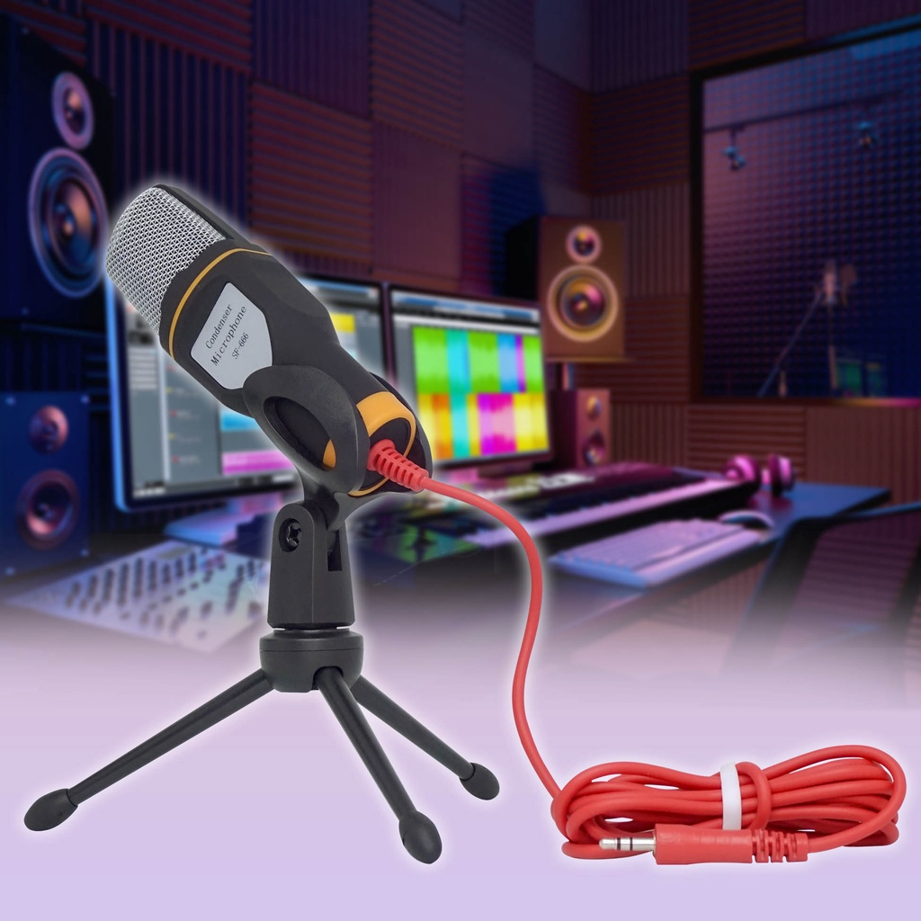 Jual Mikrofon Microphone Kondenser Studio dengan Stand - SF666 - SF-666 ...
