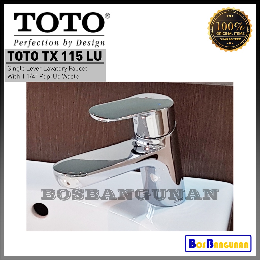 Jual KERAN WASTAFEL TOTO TX115LU (PANAS-DINGIN) / Kran Wastafel TOTO TX ...