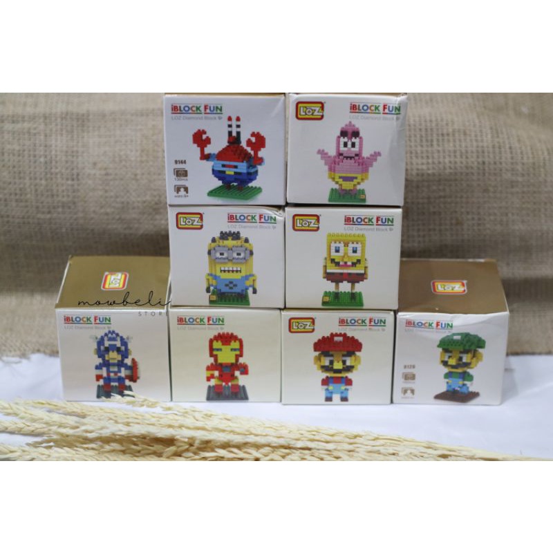 Jual LOZ iBlock Fun Lego, Diamond Block Series | Shopee Indonesia