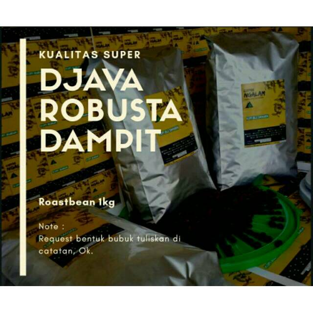 Jual Kopi Dampit - kopi robusta java, 1kg | Shopee Indonesia