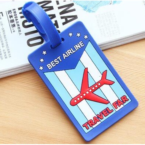 Jual Luggage Tag Label Koper Design Unik (Koper jadi mudah dikenal) J31 ...