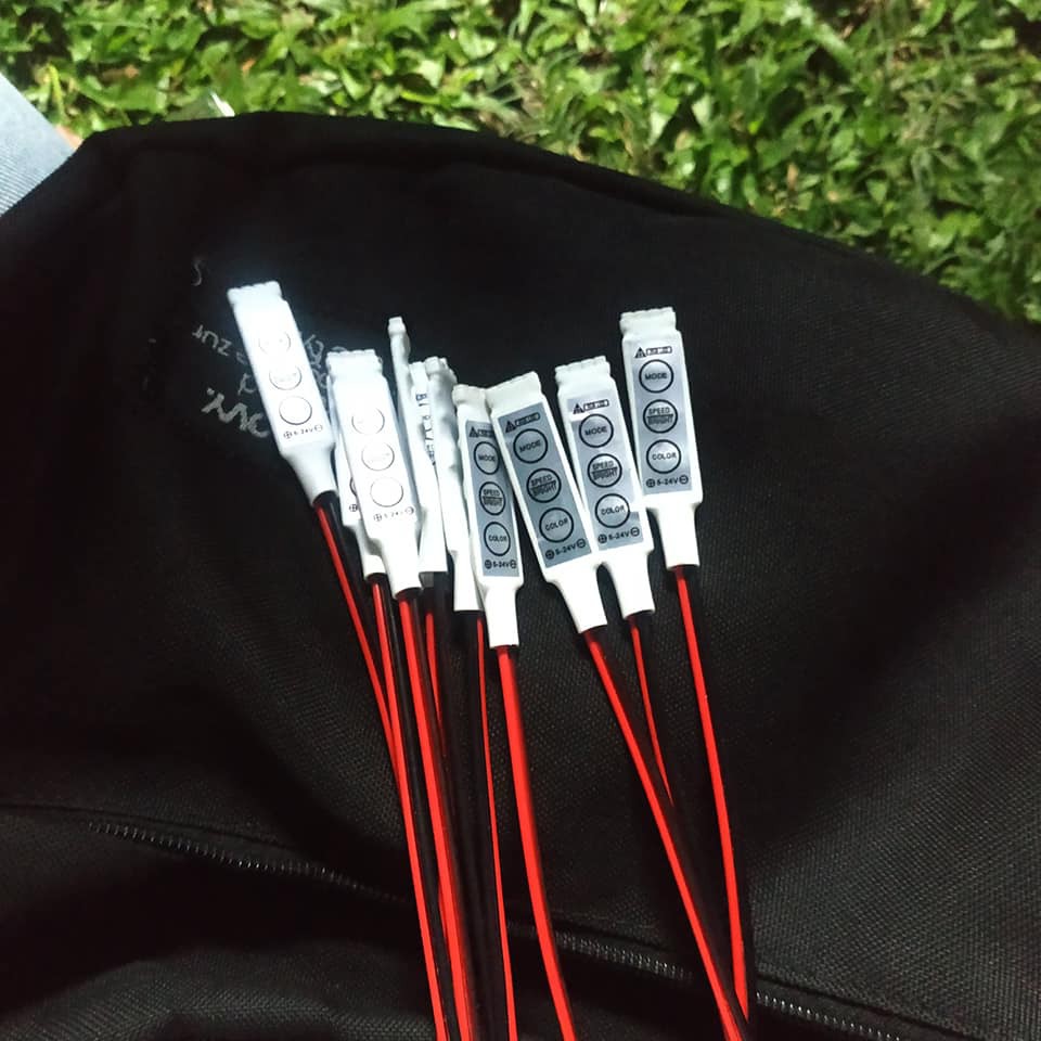 Jual LED Dimmer Controller 5V-12V-24V Led Strip Modul Kedip 4 Jalur RGB ...