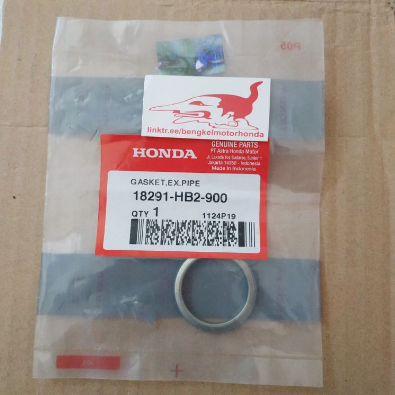 Jual 18291-HB2-900 Gasket Exh Pipe Paking Perpak Knalpot Grand Supra 100 125 C50 C70 C90 Kirana ...