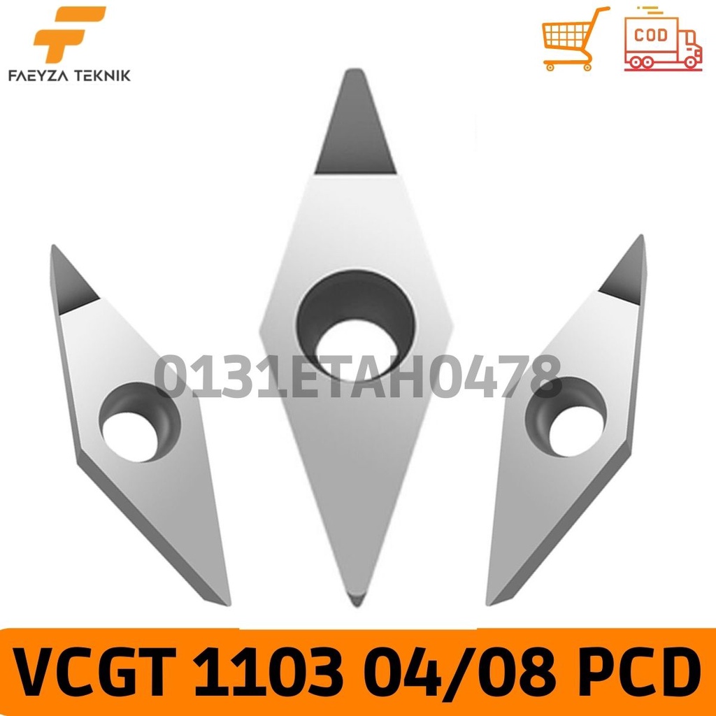 Jual 0875 insert diamond PCD VCGW VCMT VCGT 110304 cocok untuk holder ...