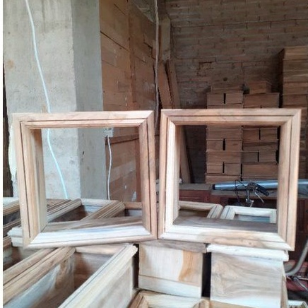Jual Loster Kayu Jati // Minimalis 24 x 24 | Shopee Indonesia
