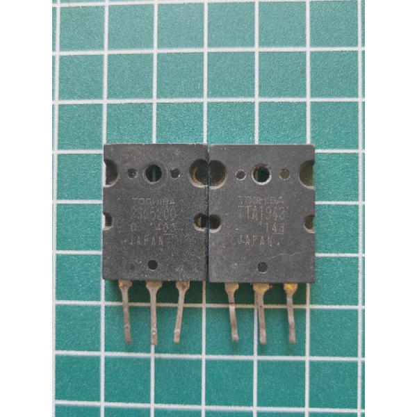 Jual TRANSISTOR A1943 2SC5200 TOSHIBA 5200 CABUTAN | Shopee Indonesia