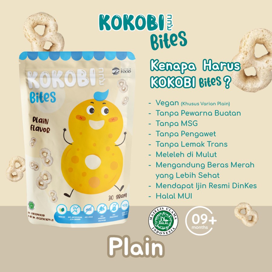 Jual Camilan Bayi - Kokobi Bites 30GR | Shopee Indonesia