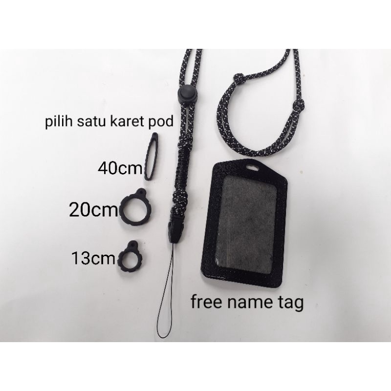 Jual Lanyard pods tali paracord tali hp gantungan Hp Usb pods lanyard ...
