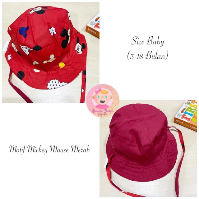 Jual Motif Mickey Mouse Merah | Shopee Indonesia