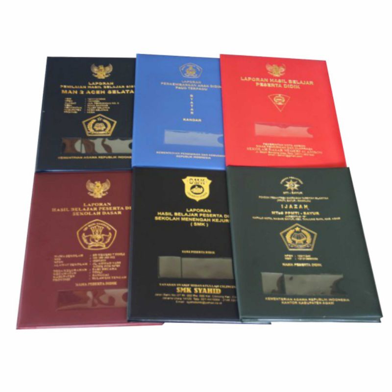 Jual Map Rapor - Map Raport - Map Rapot - Map Ijazah - Map Hotprint ...