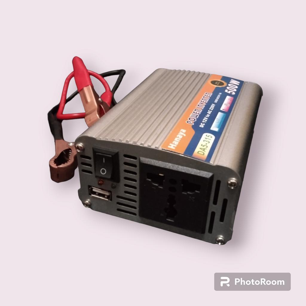 Jual POWER INVERTER HANAYA DARI Aki 12 volt DC ke 220 volt AC Daya ...