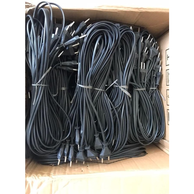 Jual JUAL Kabel Power 220V AC Cord Buntung Colokan Steker Listrik 1,5 ...