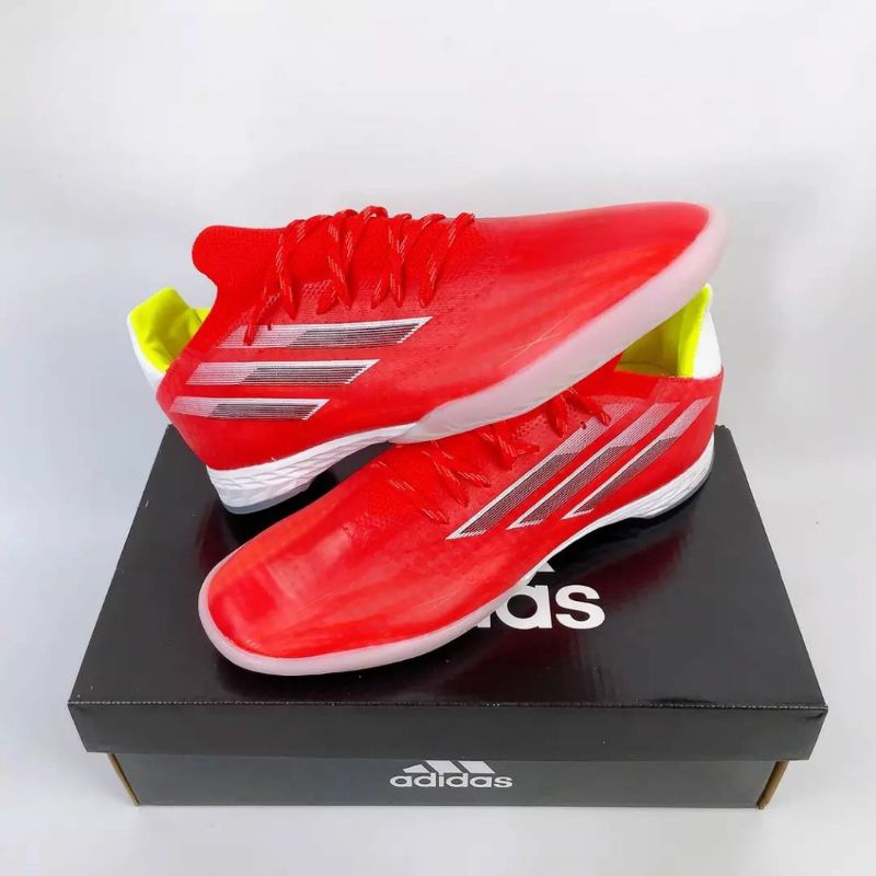 Jual Sepatu Futsal Adidas X Speedflow 1 Meteorite Pack Solar Red White ...
