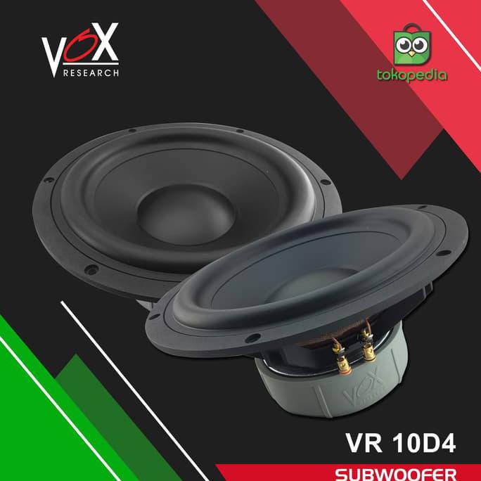 Jual Subwoofer Vox Research VR 10 D4 10" Inch Double Voice Coil Car Audio | Shopee Indonesia