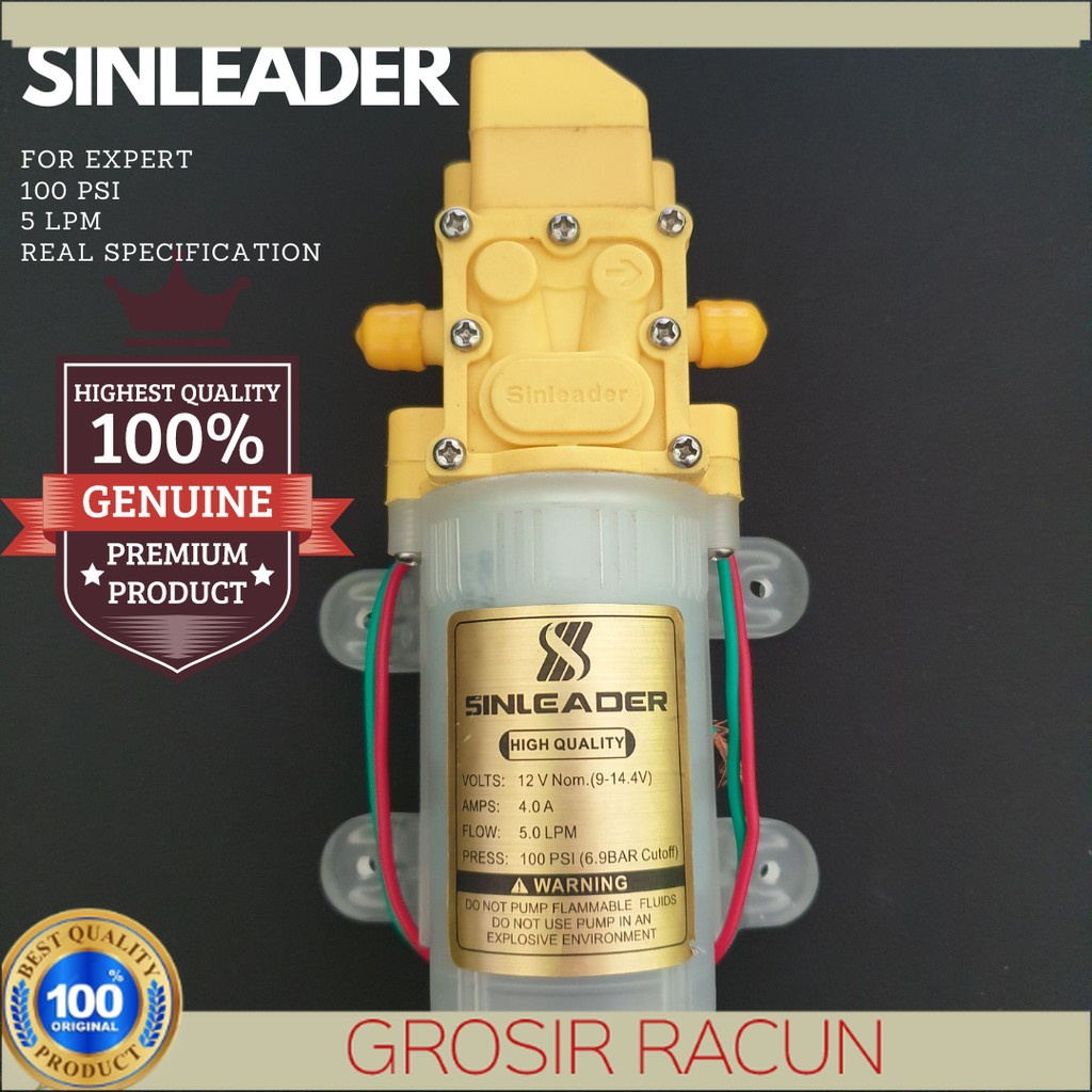 Jual DINAMO POMPA AIR STEAM JET CLEANER DC 12 VOLT 100 PSI 5 LPM ...