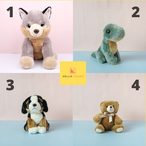 Jual BONEKA SERIGALA/ DINO / ANJING / TEDDY BERUANG Halus -- (Cocok ...