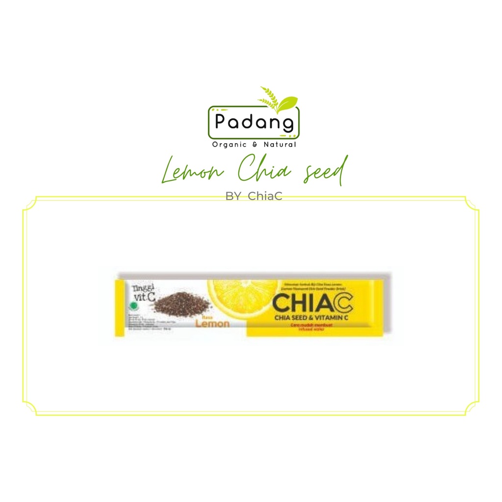 Jual ChiaC - Chia Seed & Vitamin C Lemon (1 box isi 5 sachet) | Shopee ...