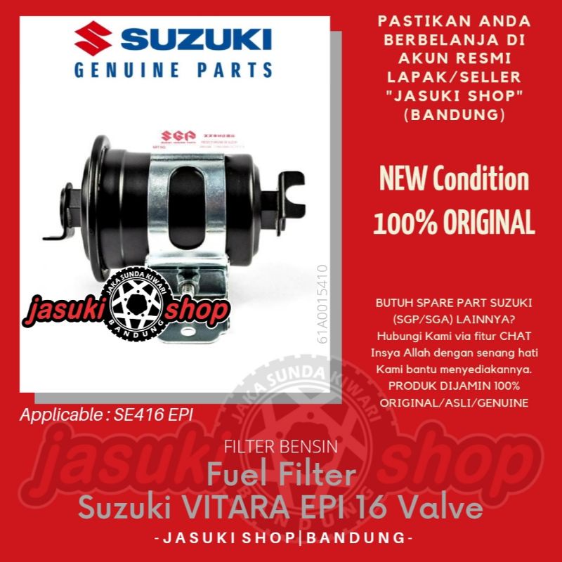 Jual Fuel Filter Saringan Filter Bensin Suzuki Vitara EPI 16 Valve ...