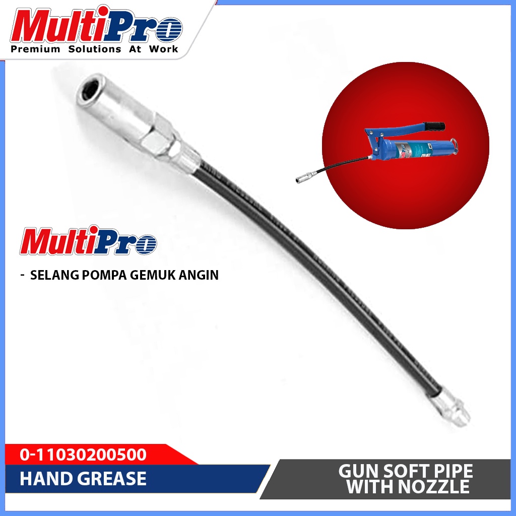 Jual MULTIPRO - SELANG POMPA GEMUK / HAND GREASE GUN HOSE SET (6PCS ...