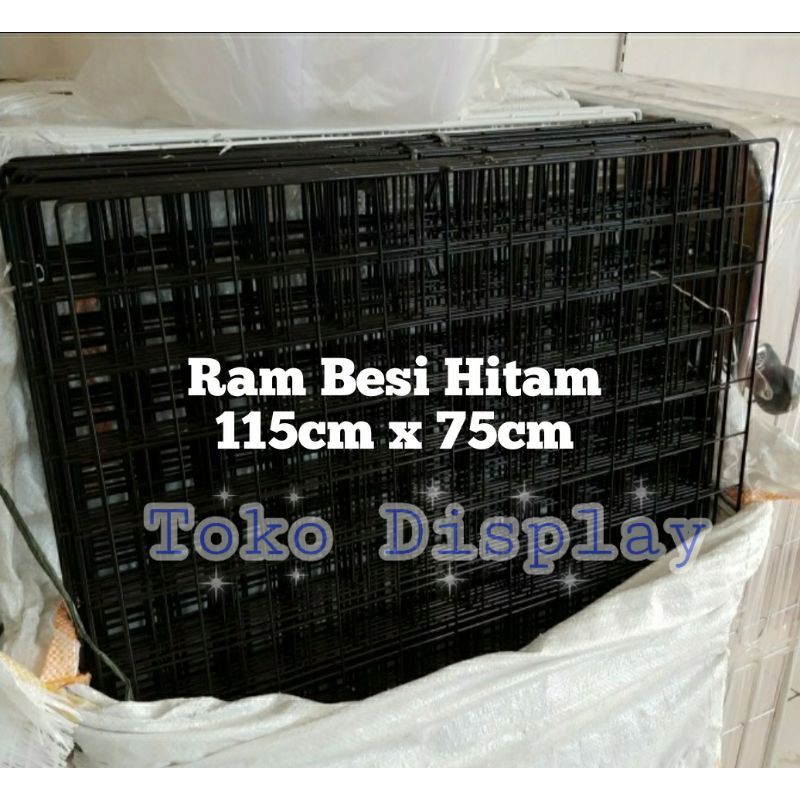Jual Ram Besi Hitam 115cm x 75cm Pot Gantung/Gantungan Pot Argo ...