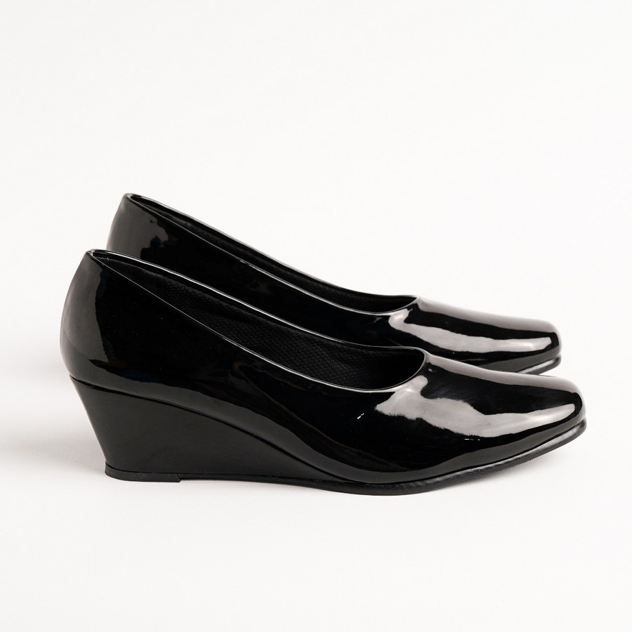 Jual Sepatu wedges pantofel wanita big size SPN 002 Bigsize.sepatu ...