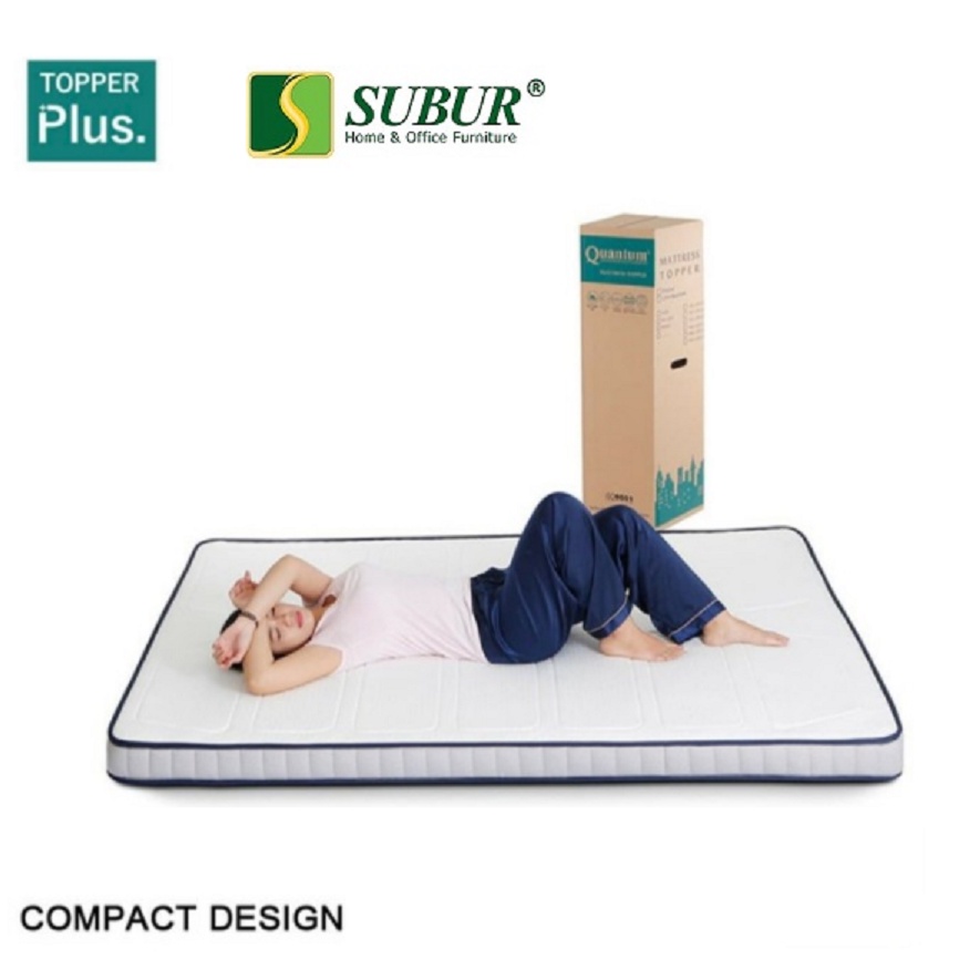Jual Quantum Topper Plus 10cm Kasur Busa Springbed Spring Bed Topper In