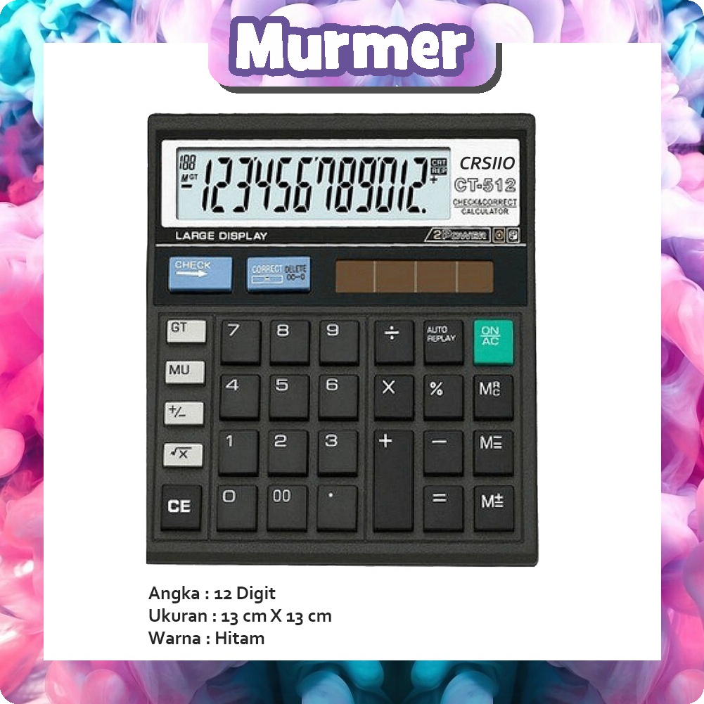 Jual Murmerofficial 12 Digit Kalkulator Check / Kakulator Dagang Besar ...