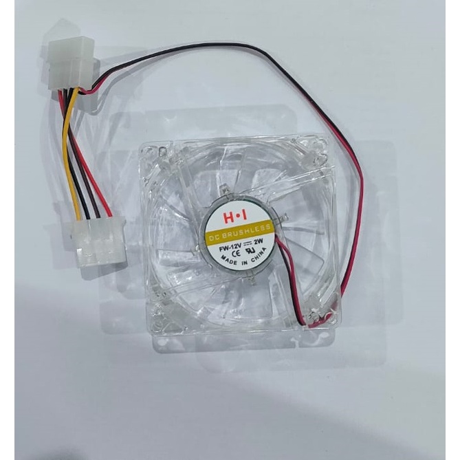 Jual Fan Casing Kipas Pendingin Komputer PC 8 Cm transparan | Shopee ...