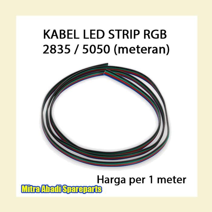 Jual Kabel LED Strip RGB Sambung/Extension 4 Wire Cable per meter ...