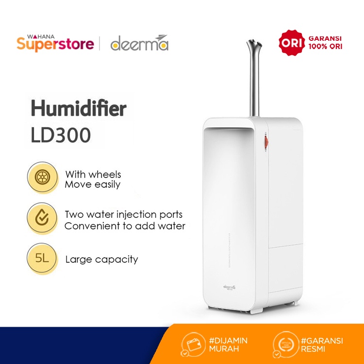 Jual Deerma Humidifier Aroma Diffuser 5L - LD300 | Shopee Indonesia