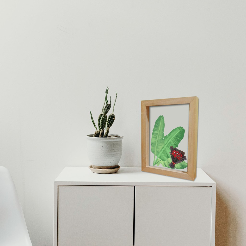 Jual Figura foto / Bingkai Foto / Frame Foto 3D Kayu uk 8R (25 x 20 x 5 ...
