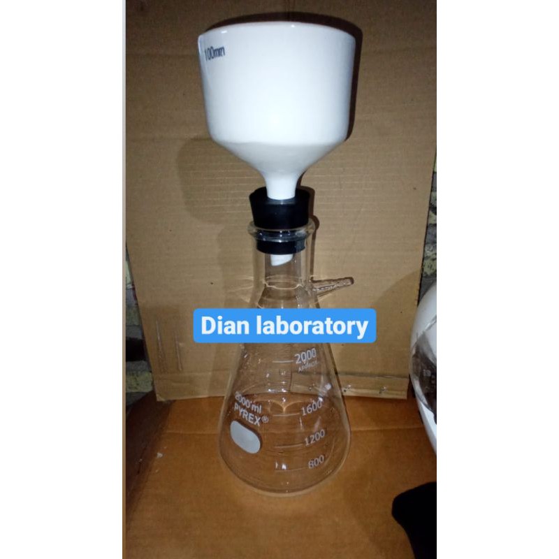 Jual filtering flask 500ml pyrex dengan corong Buchner | Shopee Indonesia Jual filtering flask 500ml pyrex dengan corong Buchner | Shopee Indonesia
